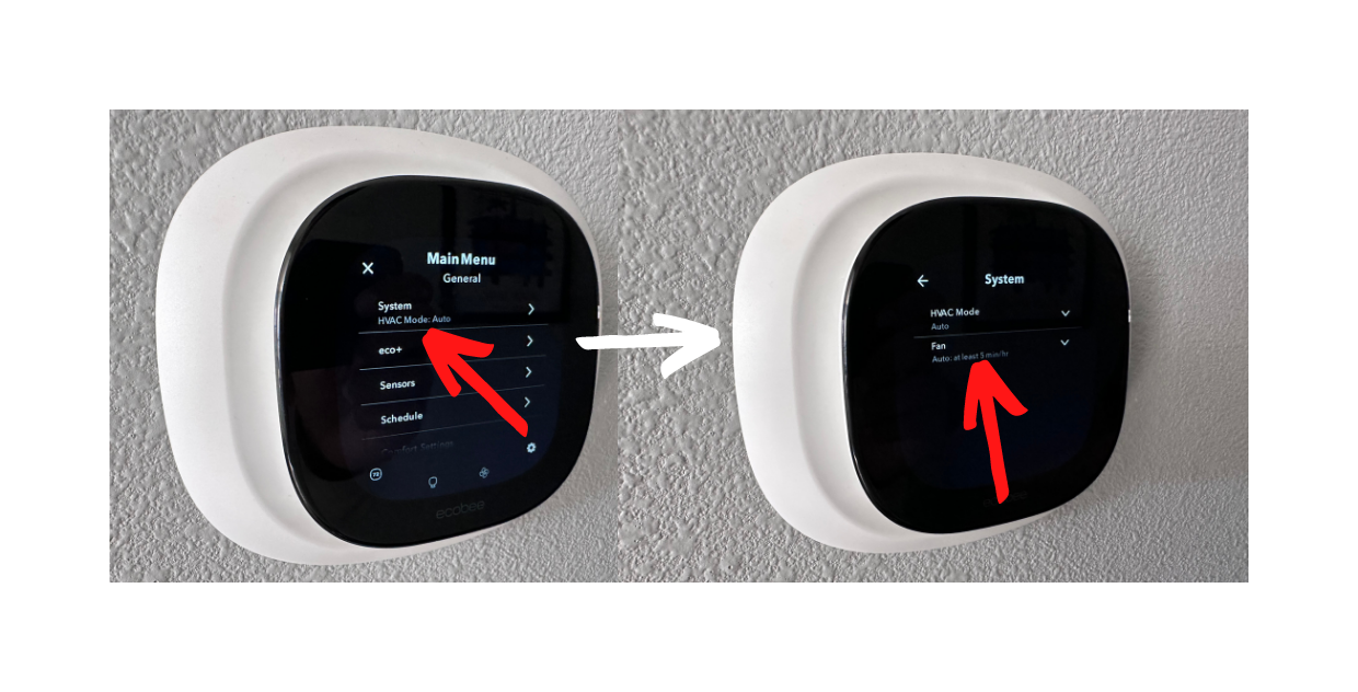 What is the Recommended Minimum Fan Runtime for Ecobee?